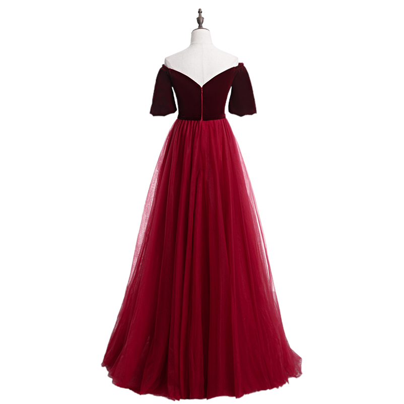 Plus Size Off Shoulder Tulle Gown Hello Curve