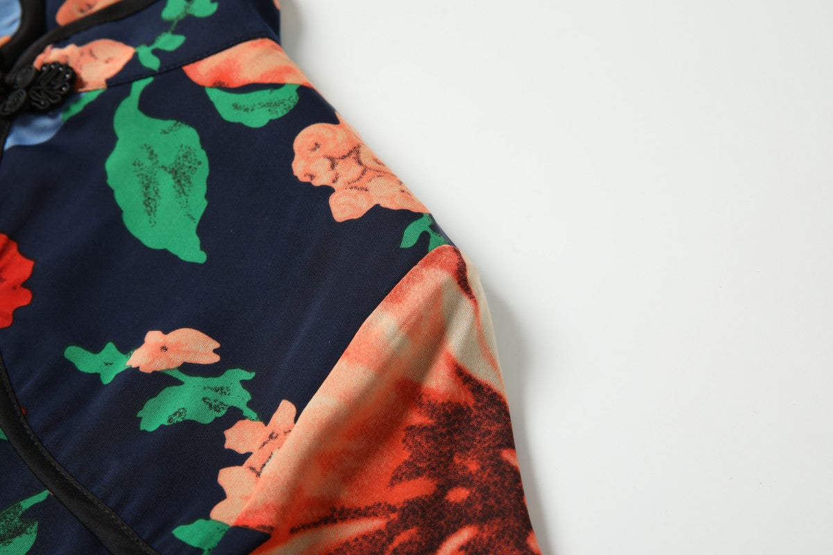 Plus Size Modern Cheongsam Dress– Hello Curve