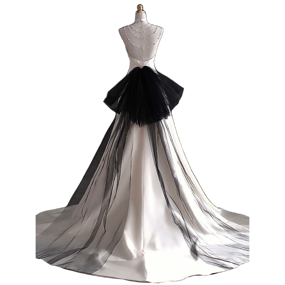 Plus Size Monochrome Ball Gown– Hello Curve