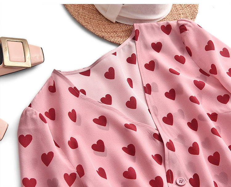 Plus Size Pink Hearts Dress– Hello Curve