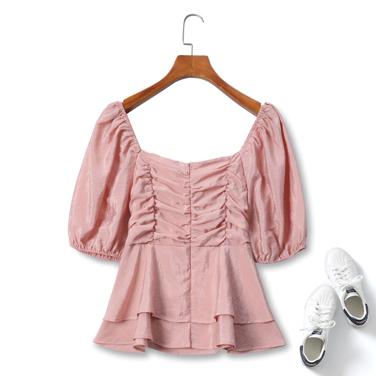 Plus Size Pink Top– Hello Curve