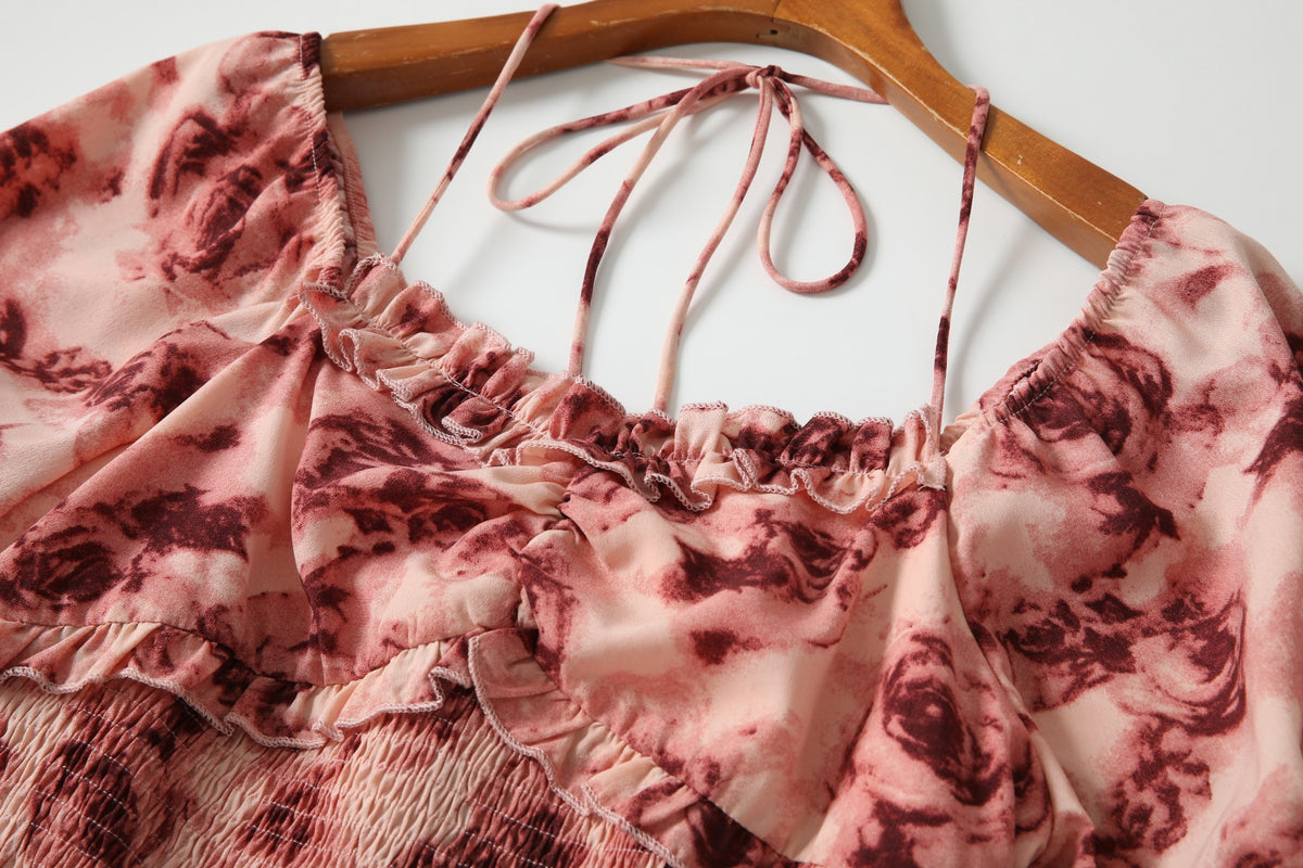 Alora Plus Size Red Floral Dress– Hello Curve