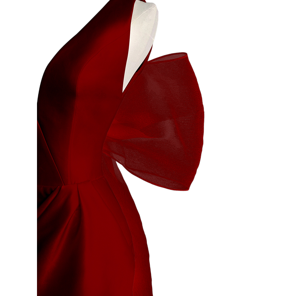 Plus Size Red Ribbon Cocktail Dress– Hello Curve