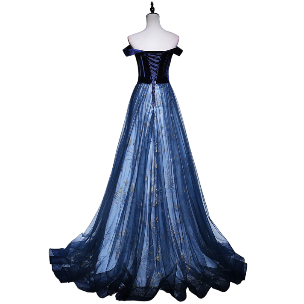 Plus Size Stars and Moon Evening Dress– Hello Curve