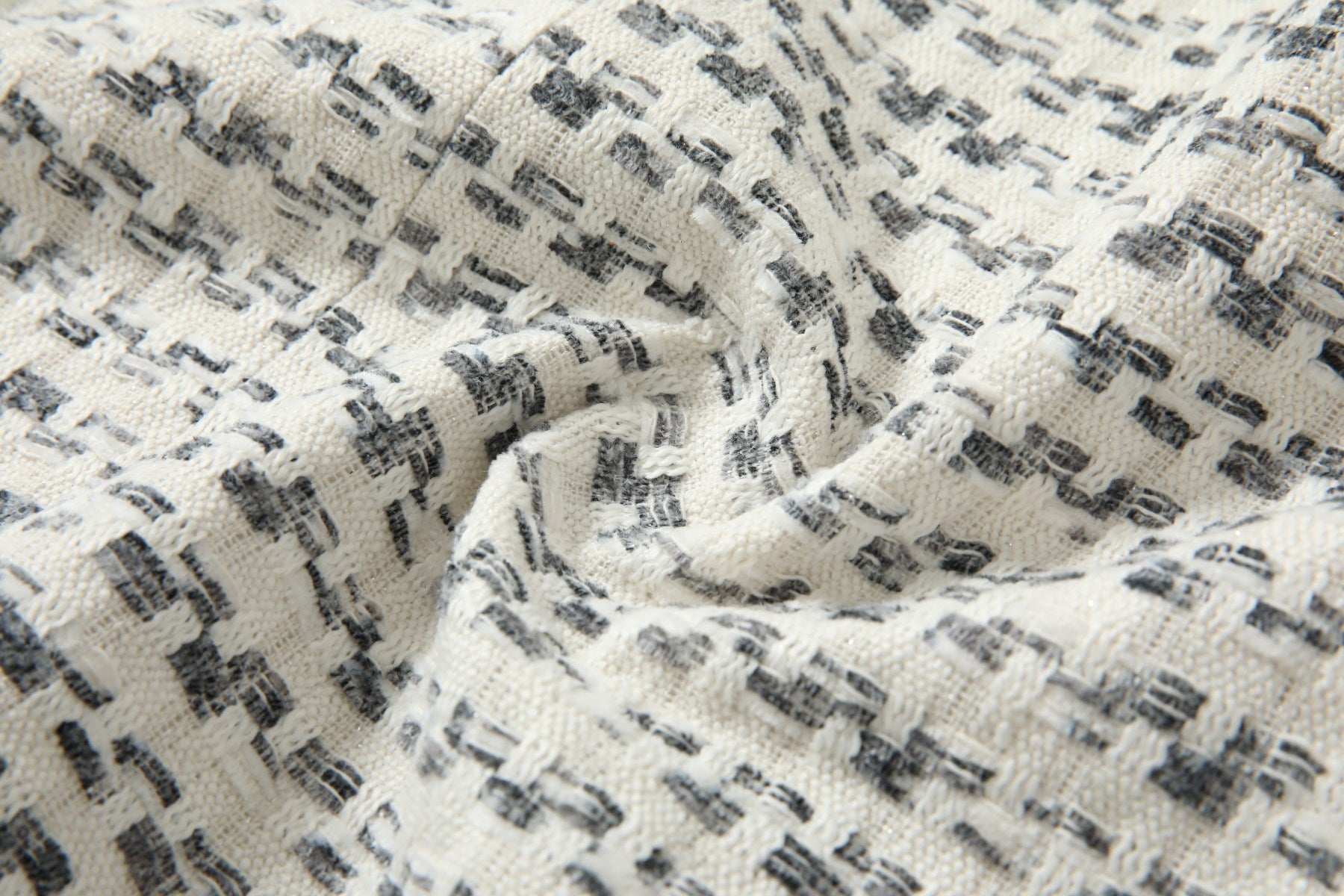 Plus Size White Tweed Jacket– Hello Curve