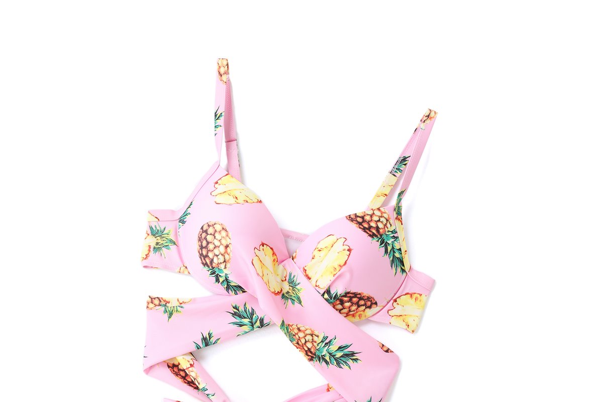 Karla Plus Size Pineapples Bikini– Hello Curve