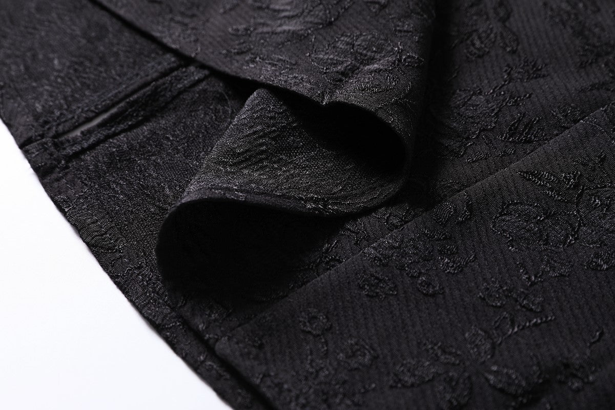 Plus Size Black Cheongsam– Hello Curve