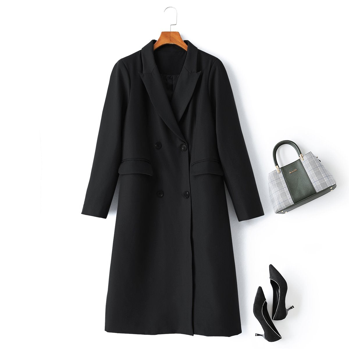 Xeniah Plus Size Long Overcoat– Hello Curve