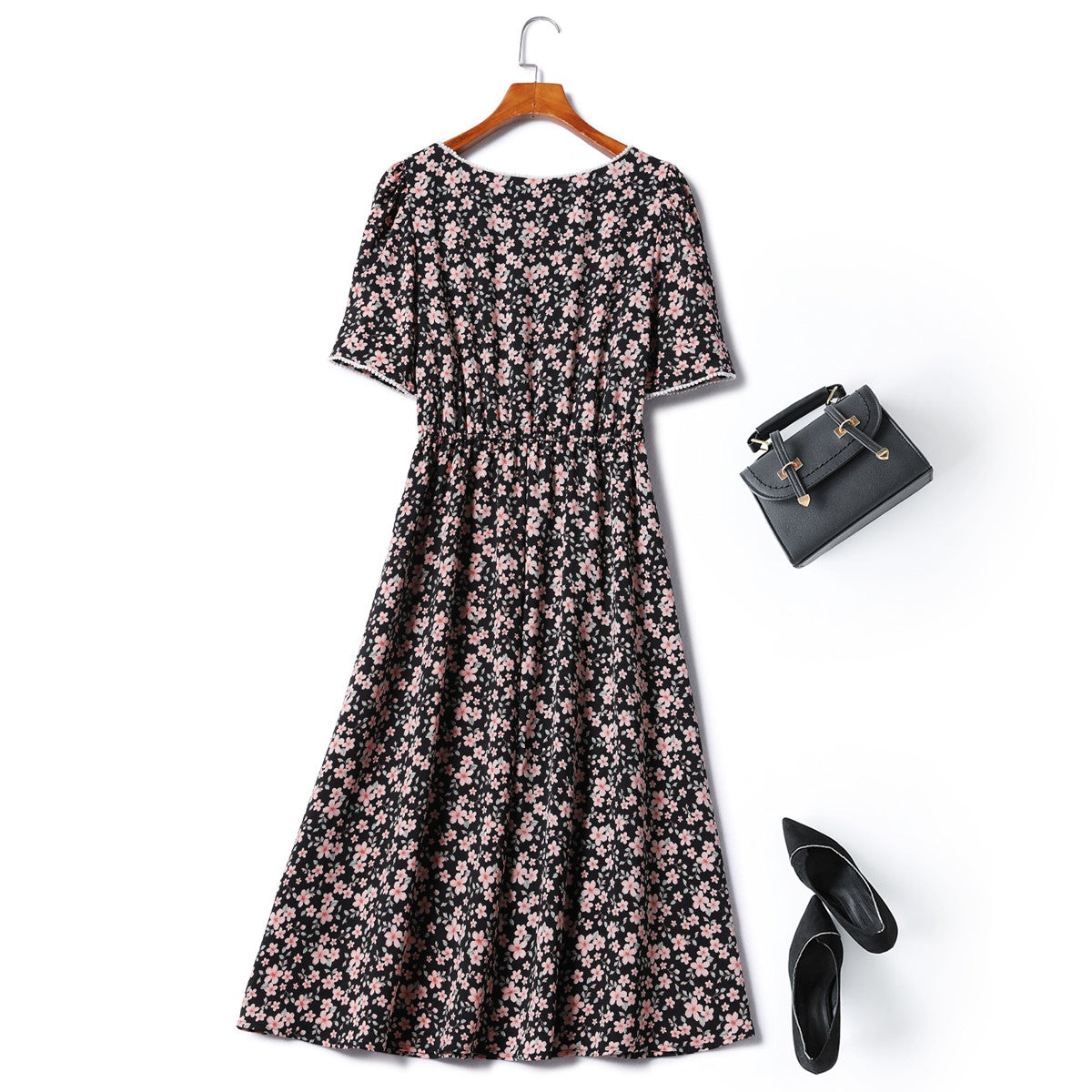 Azalea Plus Size Floral Midi Cheongsam– Hello Curve
