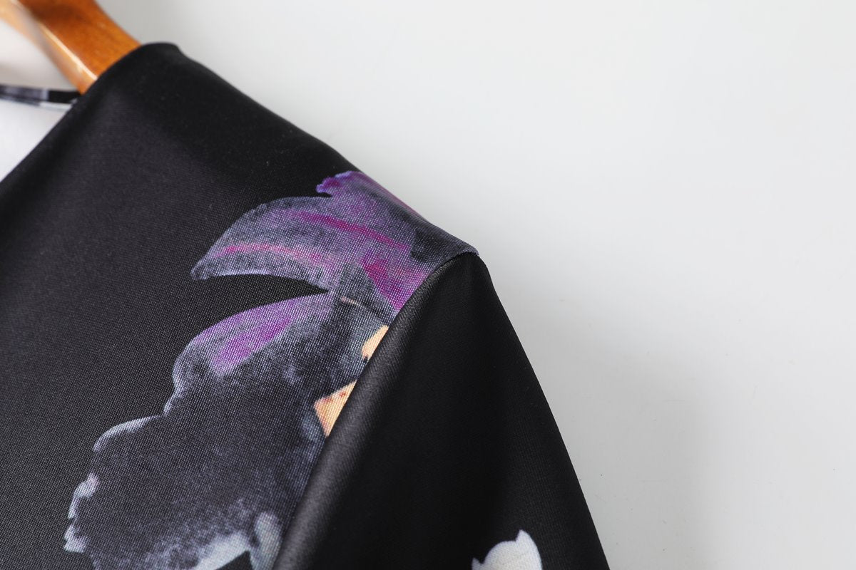 Daleysa Plus Size Floral Wrap Maxi Dress– Hello Curve