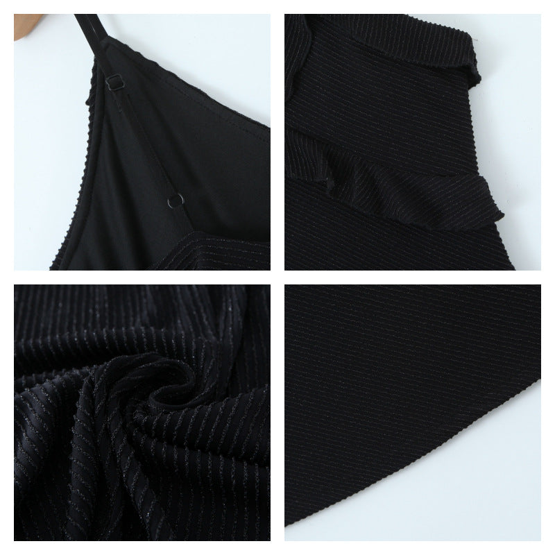 Plus Size Frills Sexy Midi Dress– Hello Curve