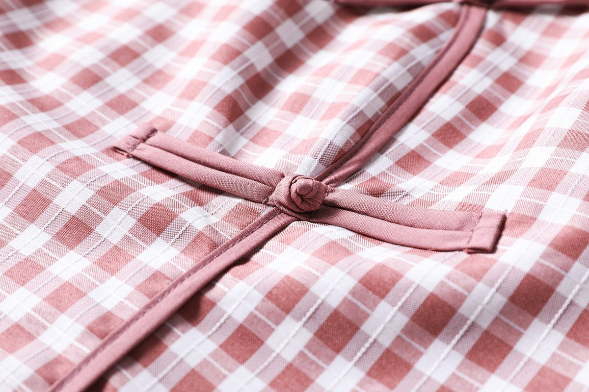 Plus Size Gingham Cheongsam– Hello Curve
