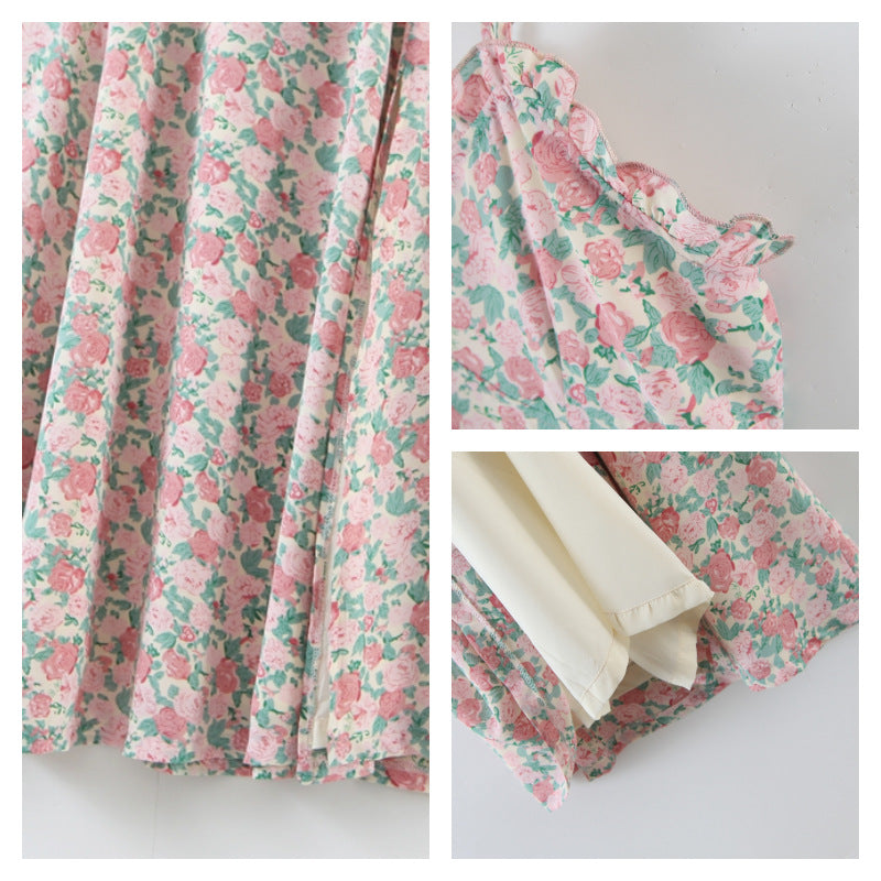 Plus Size Halter Vintage Floral Dress– Hello Curve