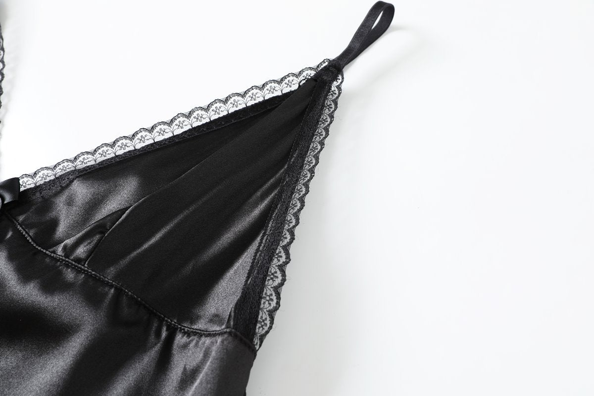 Soraya Plus Size Sexy Lingerie Babydoll Chemise Slip Dress with Matchi ...