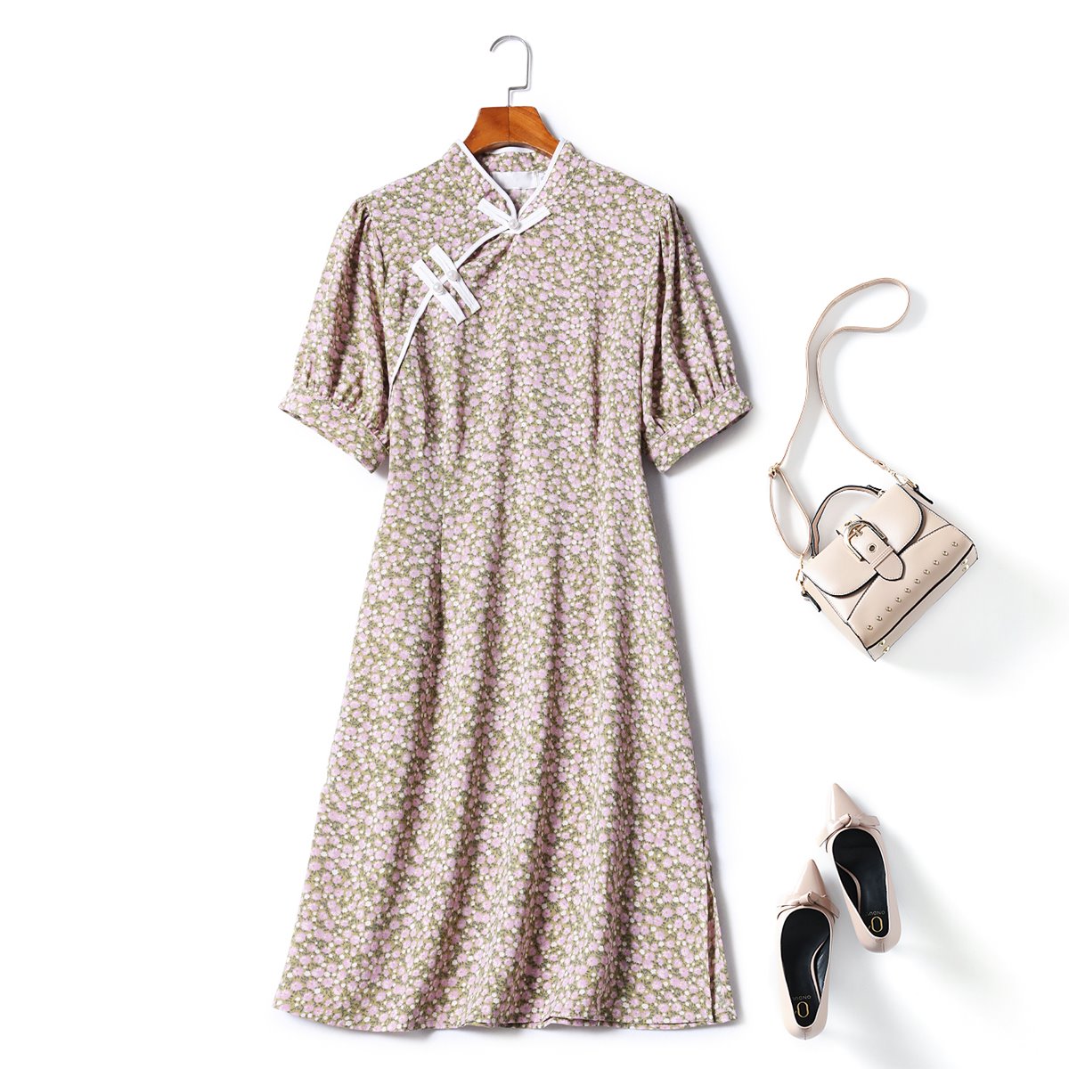 Maria Plus Size Modern Cheongsam Dress– Hello Curve