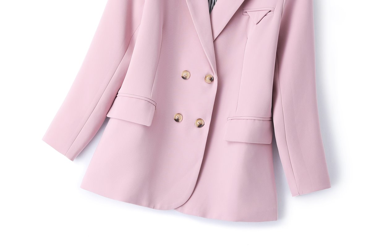 Brittany Plus Size Pink Blazer– Hello Curve