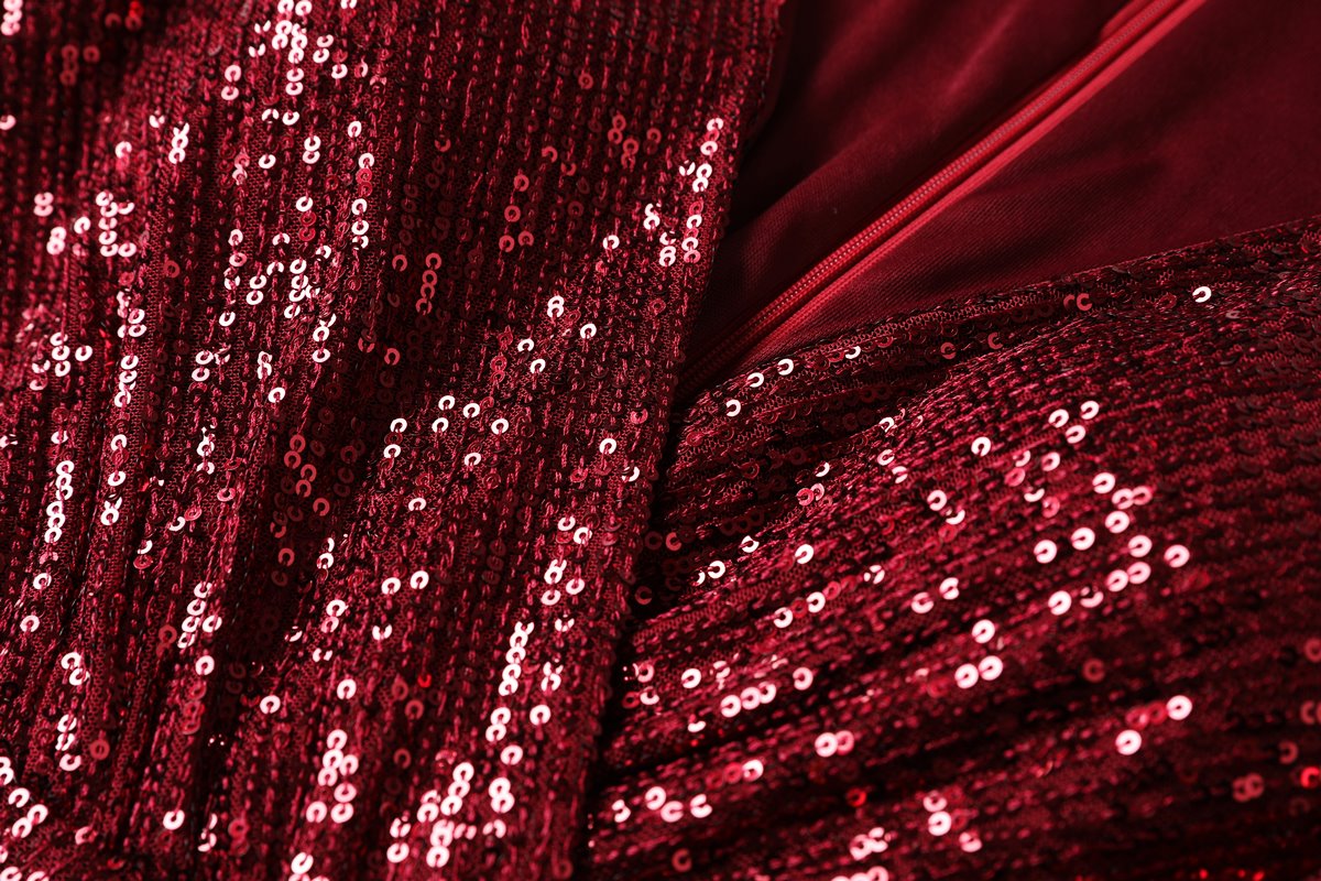 Plus Size Red Sequin Gown– Hello Curve