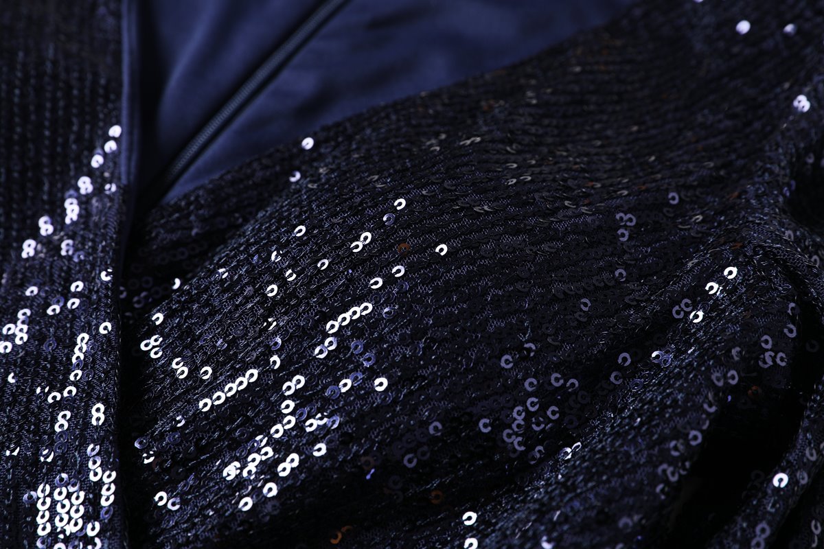 Plus Size Sequin Long Sleeve Gown Hello Curve