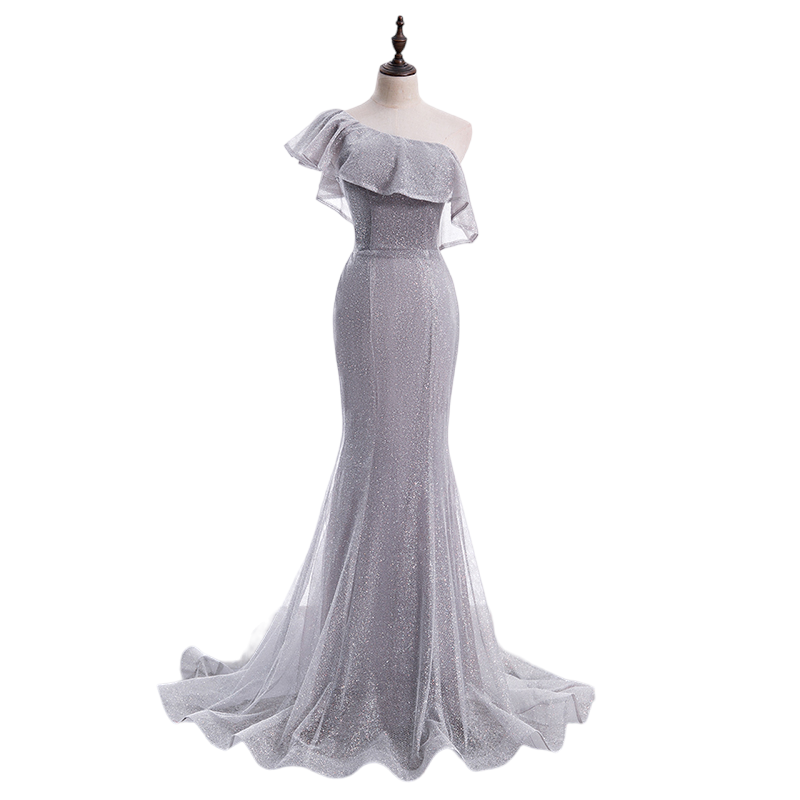 Plus Size Toga Evening Dress– Hello Curve