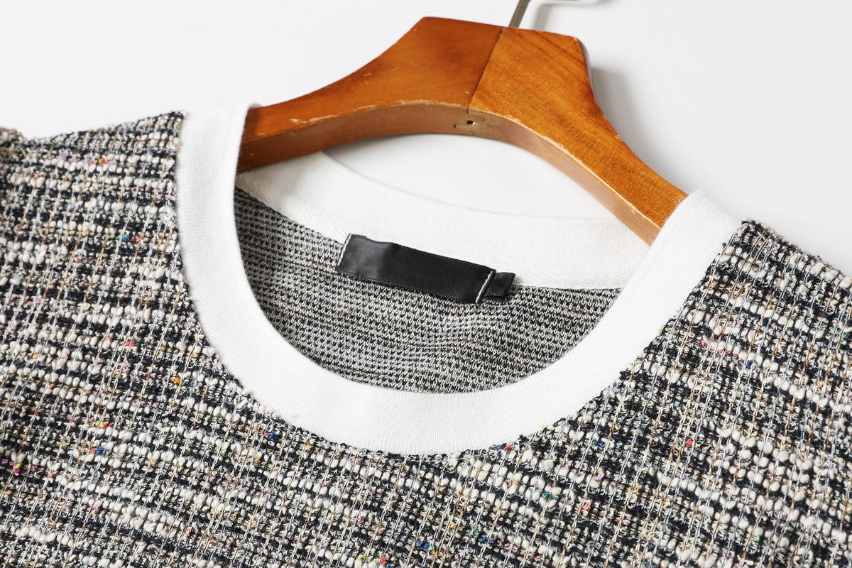 Vanessa Plus Size Tweed Shift Dress– Hello Curve