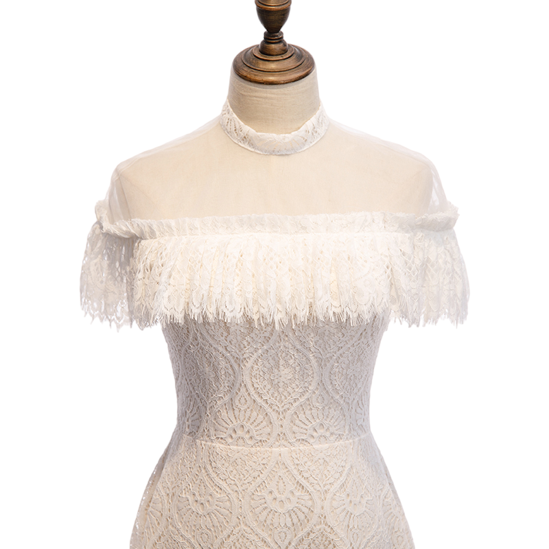 Plus Size White Lace Party Dress– Hello Curve